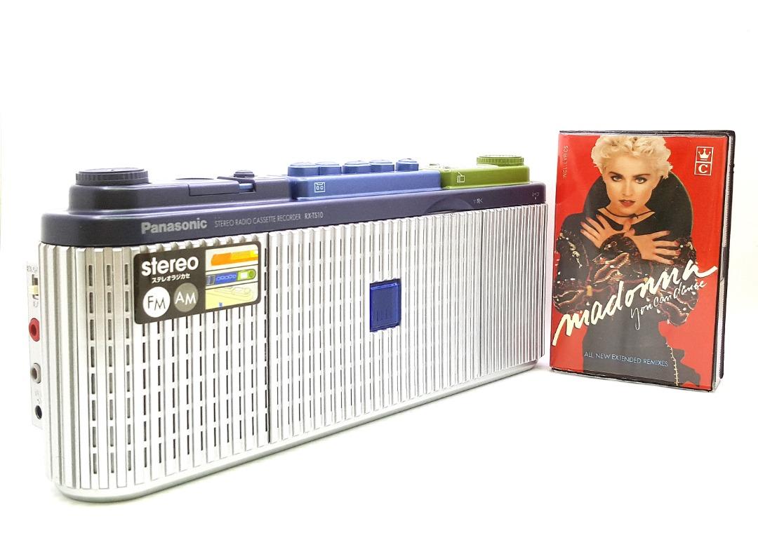 Vintage Panasonic RX TS10 FM/AM Radio Cassette Player Mini Boombox In ...