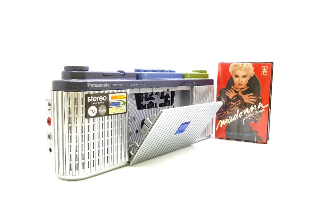 Vintage Panasonic RX TS10 FM/AM Radio Cassette Player Mini Boombox In ...