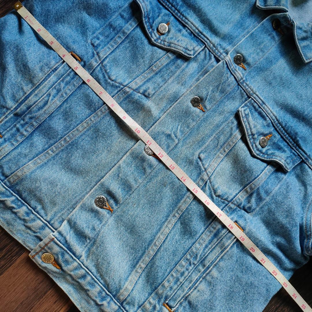 VINTAGE RARE 90's TYCA MADE IN USA | Denim Jacket Embossed Eagle, Men's ...