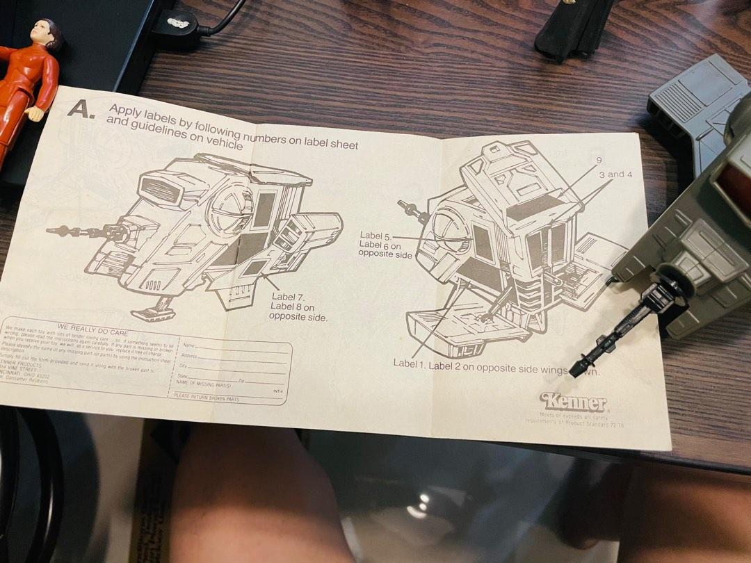 Vintage Star Wars Kenner INT-4 Interceptor, Hobbies & Toys, Toys ...