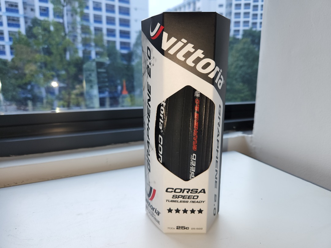 Vittoria Corsa Speed G2.0 TLR Folding Tire 25-622 - (Black) 700x25c [Free same day delivery for ...