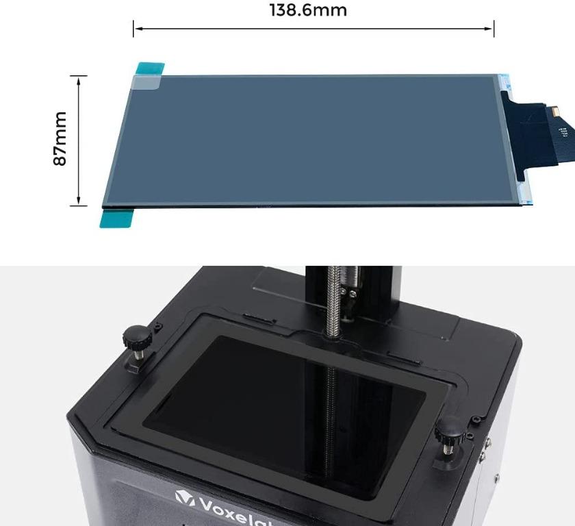 Voxelab 6.0 Inch 2K HD LCD Screen for Mars 3D Printer with 2560x1620 ...