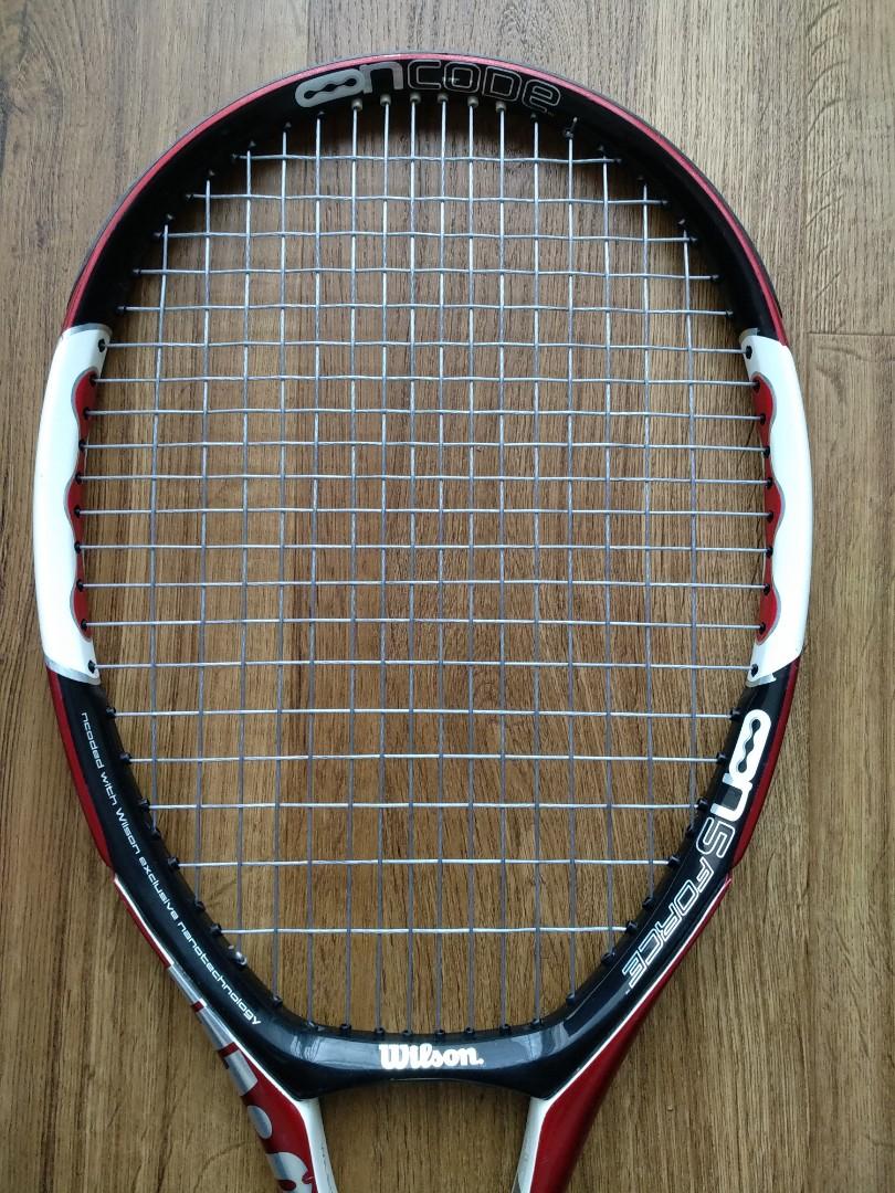 Wilson N Code N5 Force Tennis Racket, Sports Equipment, Sports & Games ...