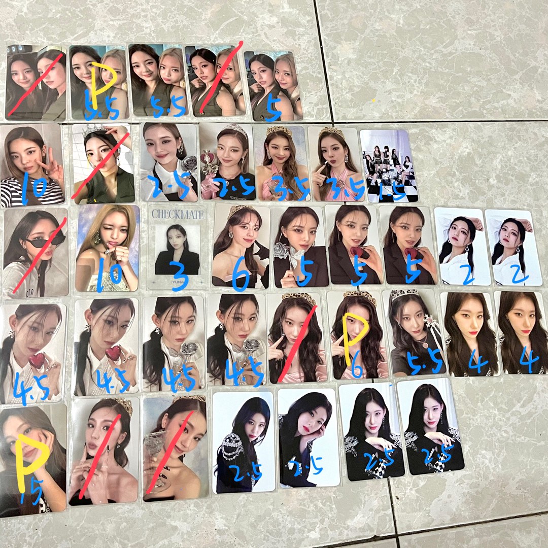 wtt wts ITZY CHECKMATE album pc/k4utown/withmuu pc yeji lia Ryujin ...