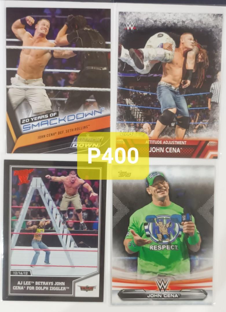 WWE John Cena cards, Hobbies & Toys, Memorabilia & Collectibles, Fan ...