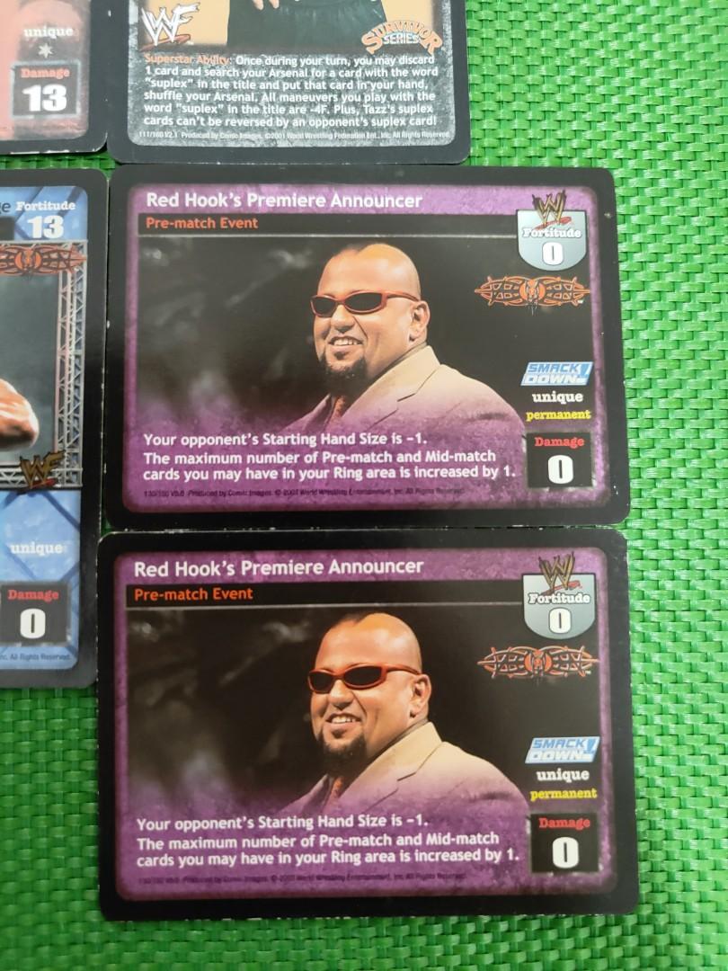 WWE Tazz series card, Hobbies & Toys, Toys & Games on Carousell