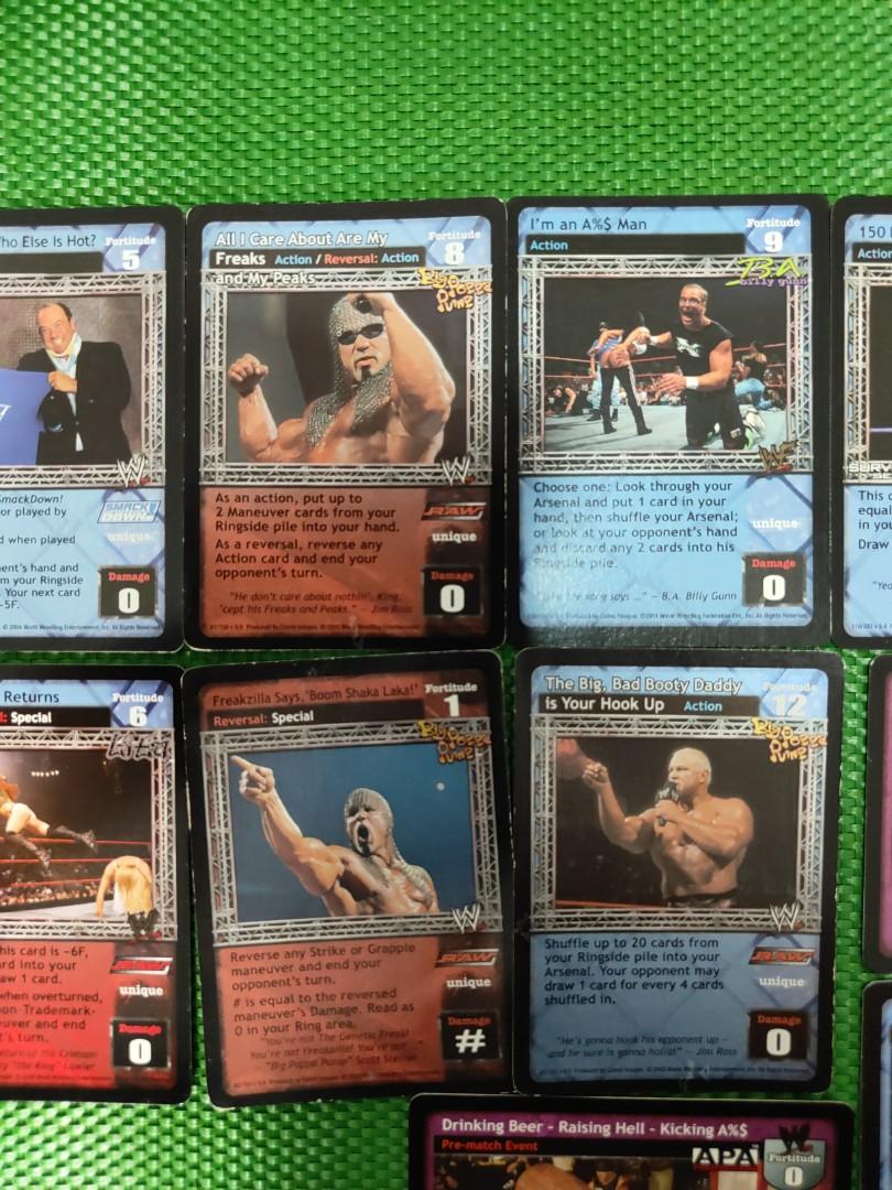 WWE Unique Cards, Hobbies & Toys, Toys & Games on Carousell