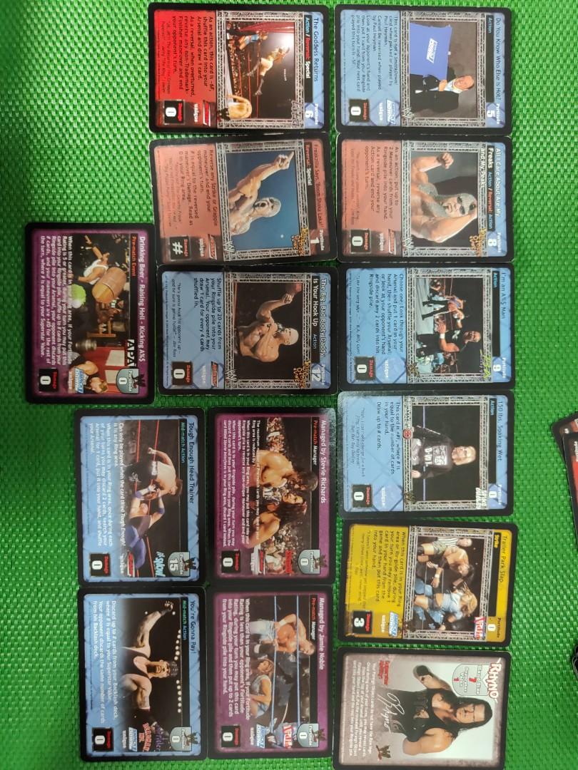 WWE Unique Cards, Hobbies & Toys, Toys & Games on Carousell