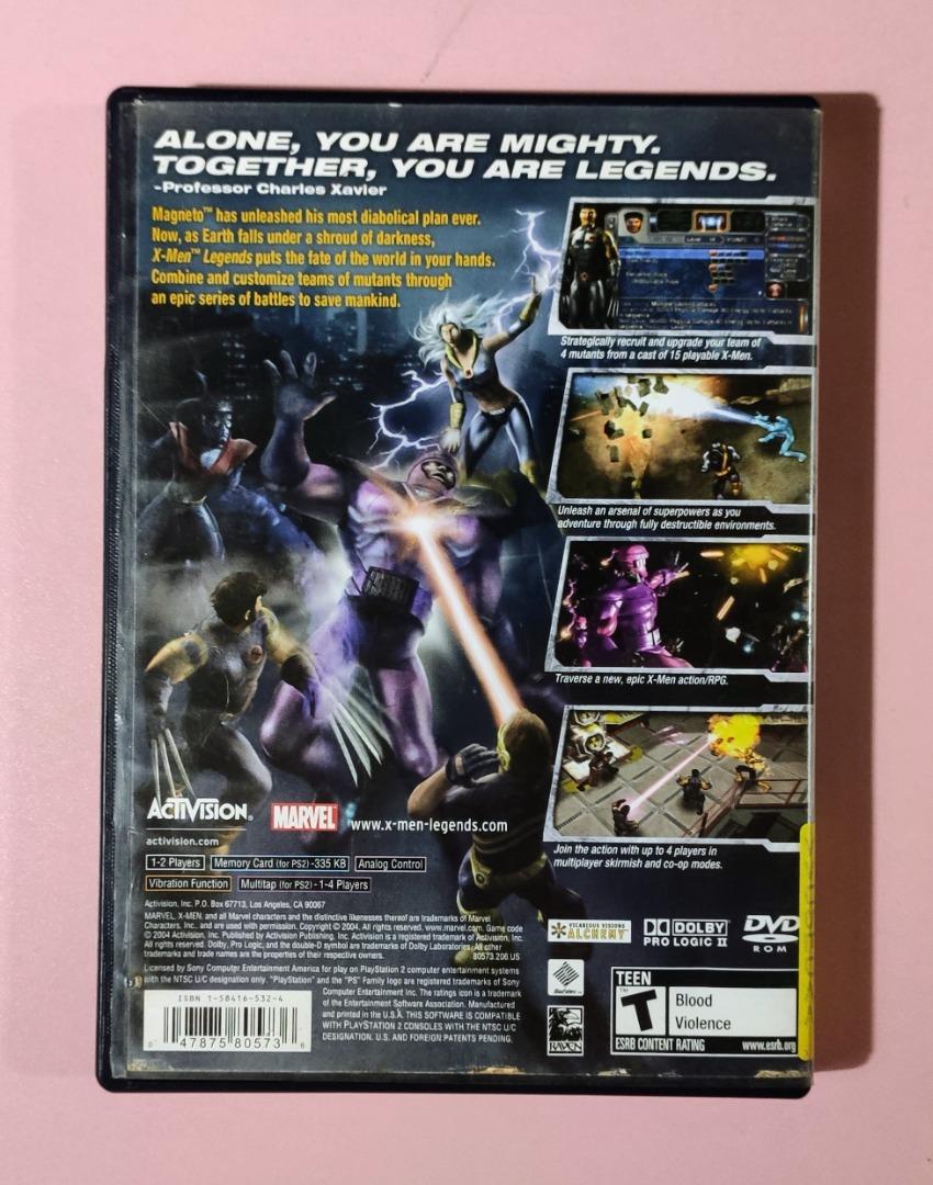 X-men Legends - [PS2 Game] [NTSC / ENGLISH Language], Video Gaming ...