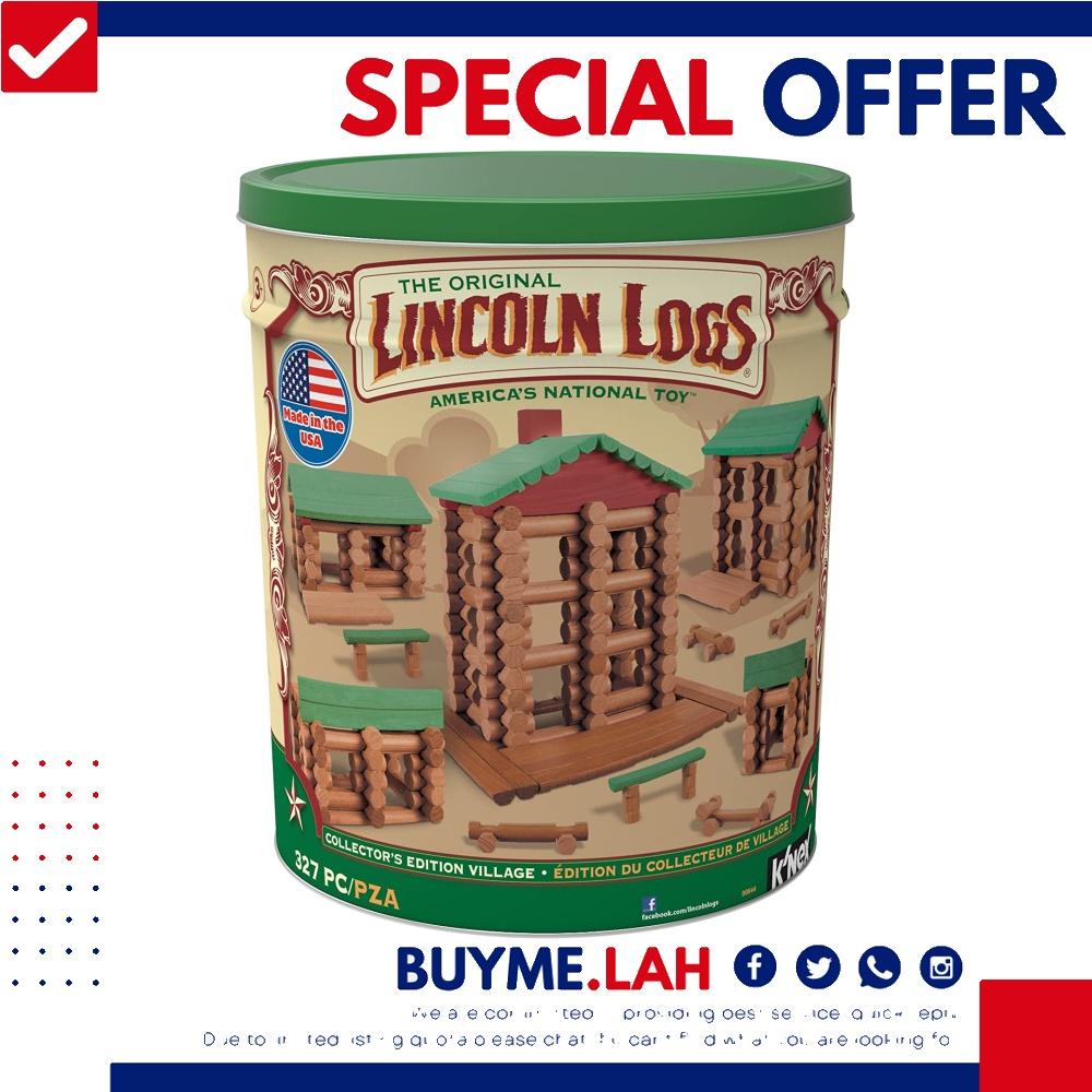 [YBR] (HOT) LINCOLN LOGS Collector's Edition Village 327 Pieces For ...
