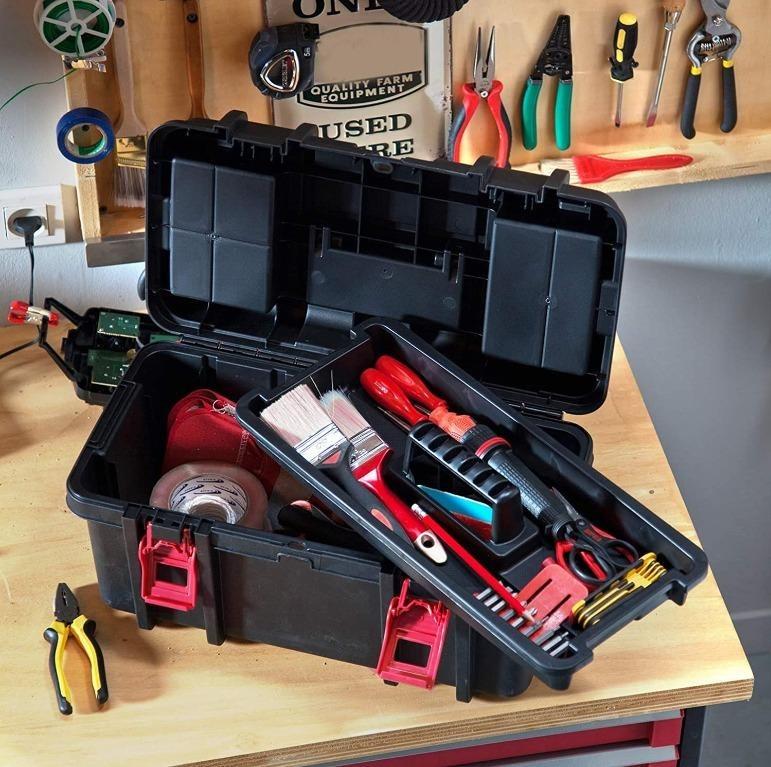[YBR] Keter USA Classic Tool Box 19" Plastic Portable Organizer Tool ...