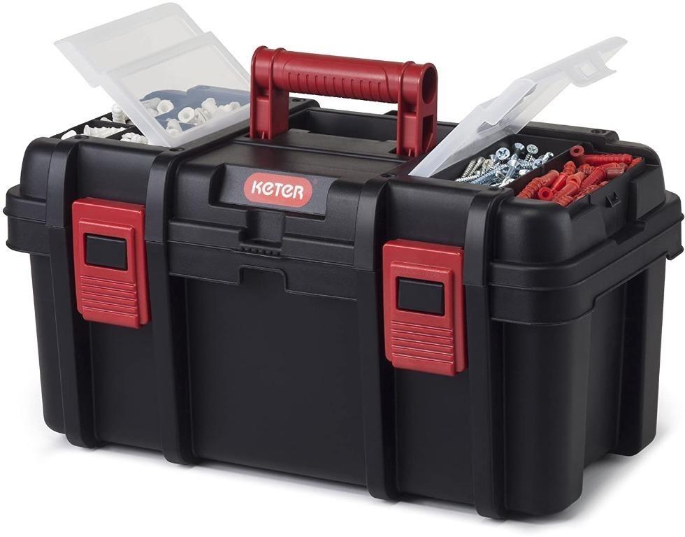 [YBR] Keter USA Classic Tool Box 19" Plastic Portable Organizer Tool ...