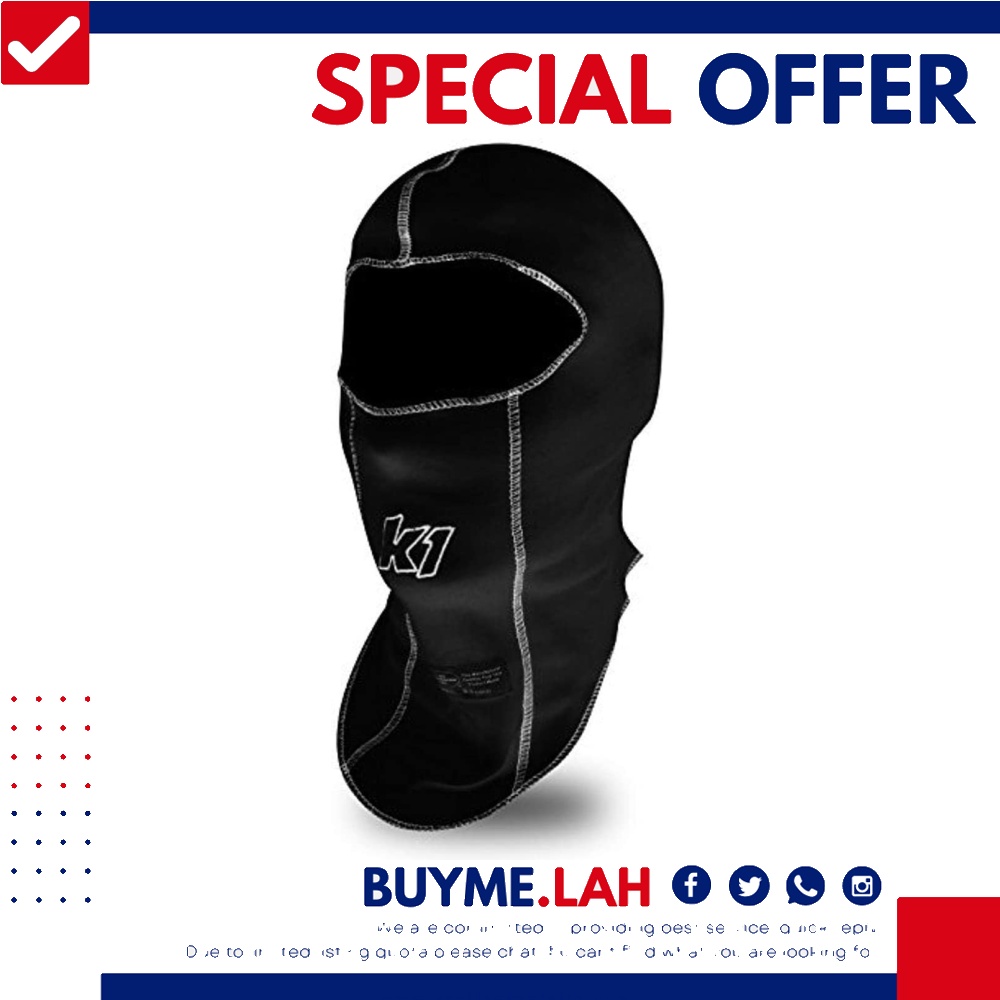 [YBR] Nomex Race Gear Single Layer Head Sock / Balaclava (Black) Go ...