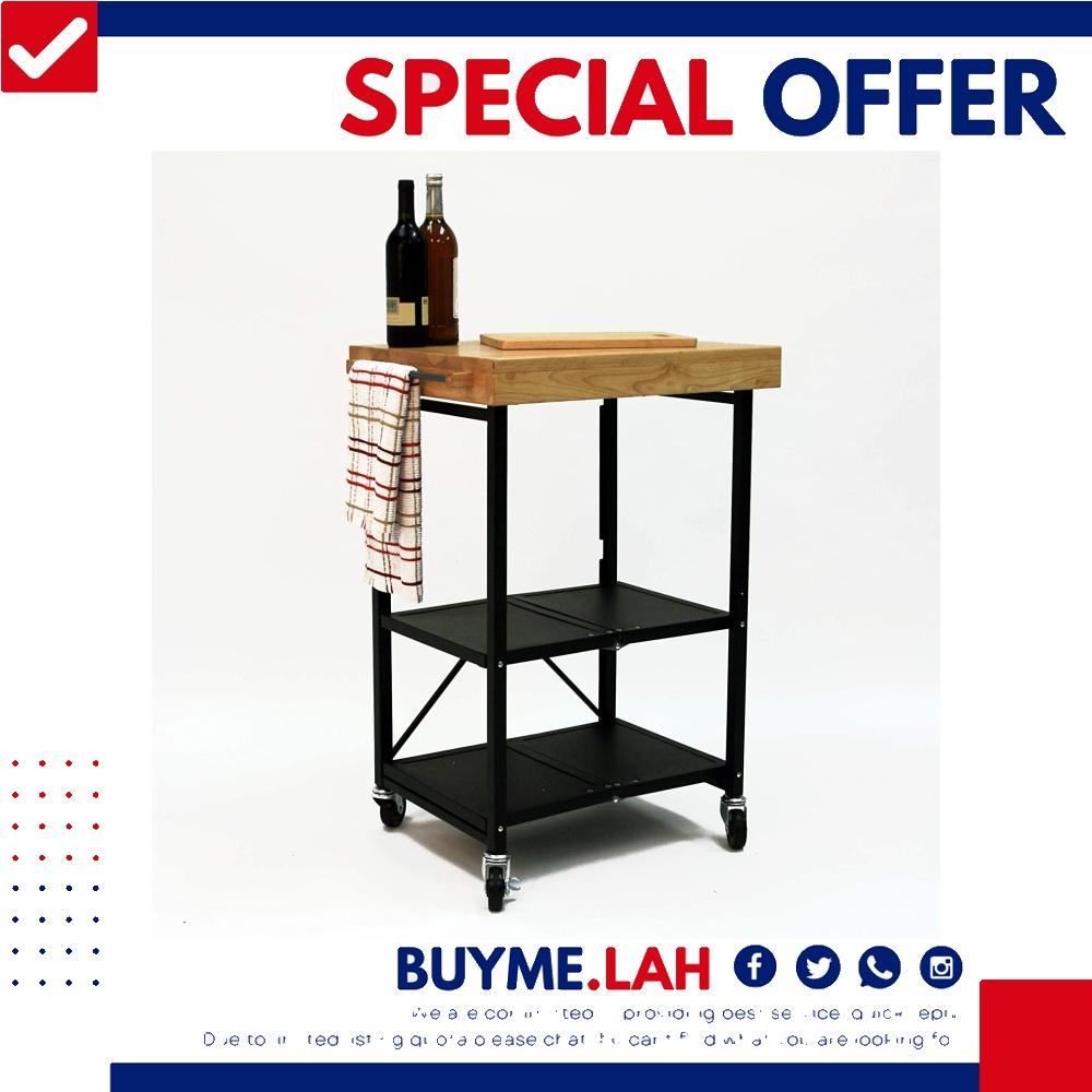 [YBR] Origami Folding Kitchen Cart on Wheels | for Chefs Outdoor Coffee ...