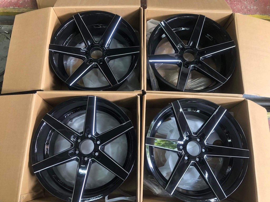 18” Black Star code 186183 Mags 6Holes pcd 114 for Navara or Terra, Car ...