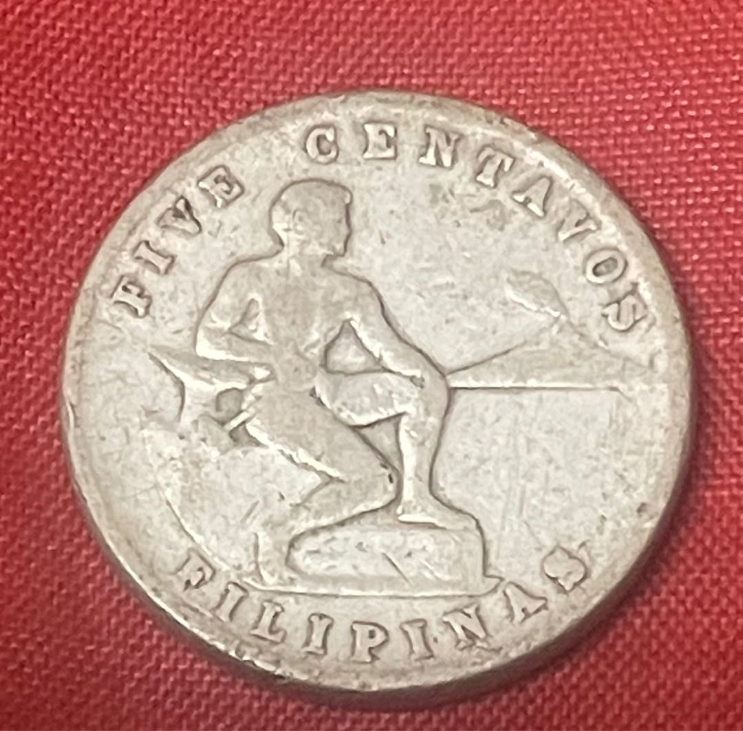 1945 Philippine Five Centavo coin, Hobbies & Toys, Memorabilia ...