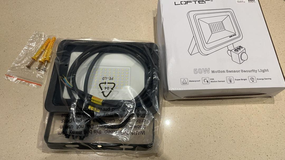 2021) Motion Sensor LED Security Light, LOFTer Upgraded 50W 70LED ...