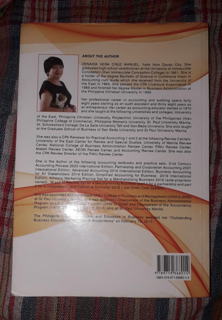 Financial Accounting & Reporting (Partnership & Corporation) by Zenaida Vera Cruz-Manuel ...