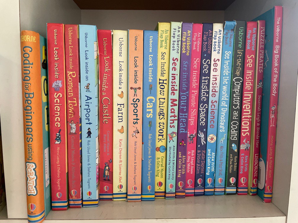 25 Usborne Look Inside lift-the-flaps children books, Hobbies & Toys ...