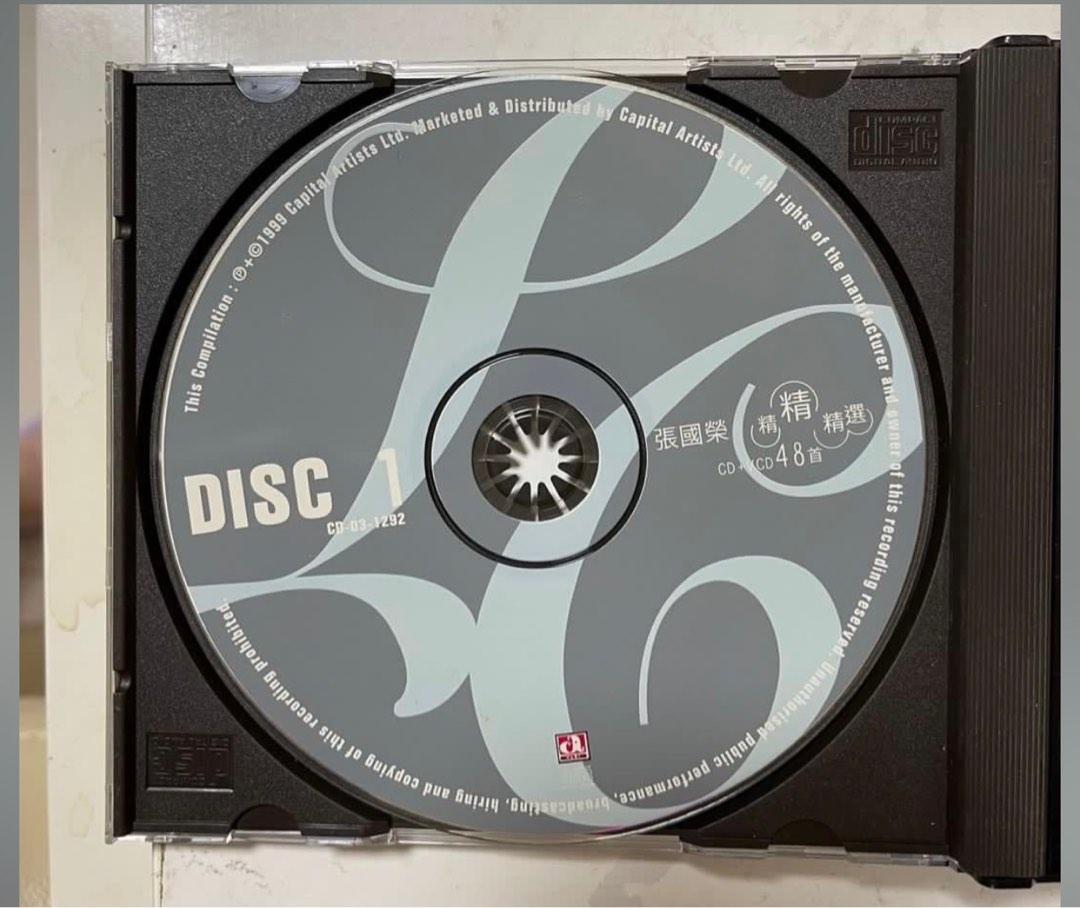 張國榮-2CD+VCD 精精精選48首 專輯 附側紙 齊料 新淨, 興趣及遊戲, 音樂、樂器 & 配件, 音樂與媒體 - CD 及 DVD - Carousell