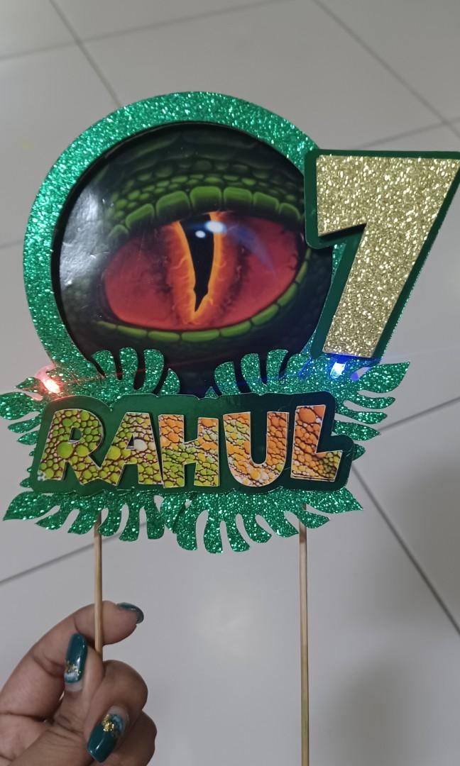 3D Cake topper with lights, Hobbies & Toys, Stationery & Craft ...