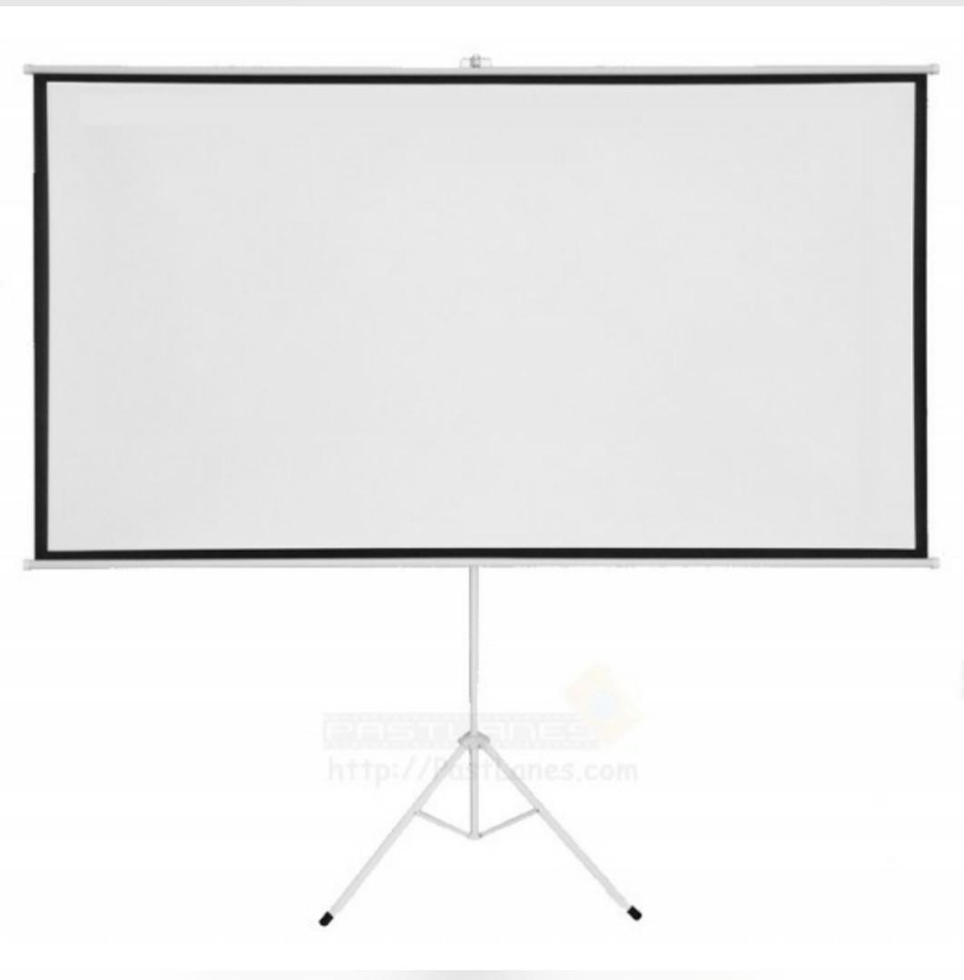 72 inch projector screen, TV & Home Appliances, TV & Entertainment ...