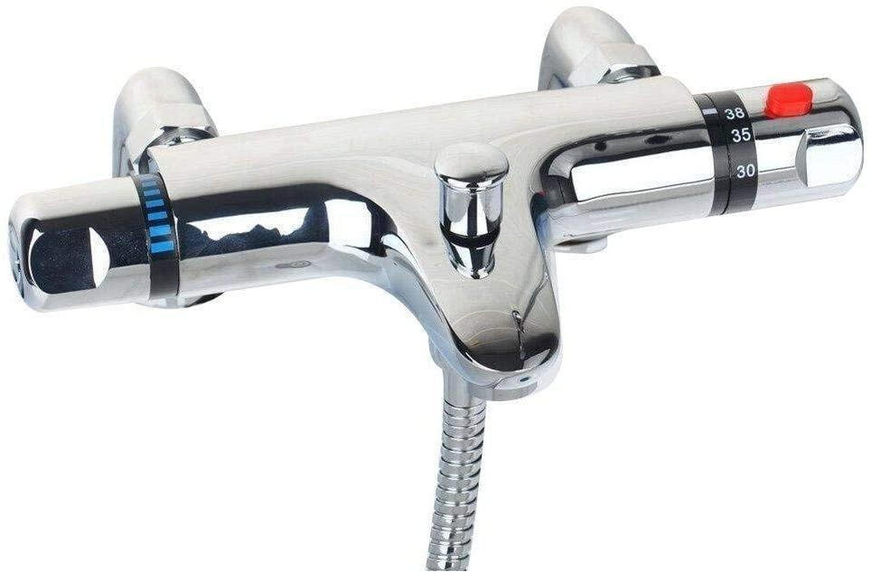 [893] Solepearl Chrome Thermostatic Shower Mixer Modern Thermostatic ...