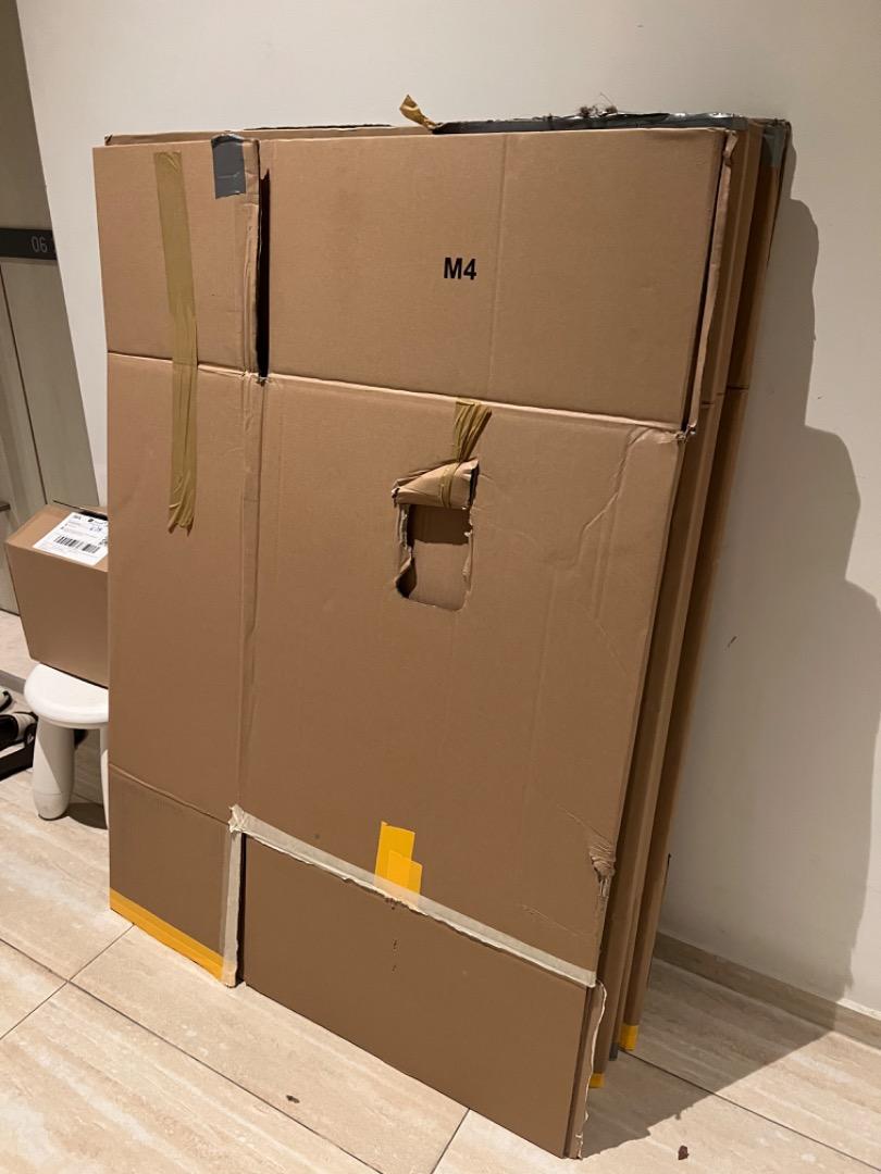 8 Big Cardboard Boxes (L80cm H60cm W50cm), Everything Else on Carousell