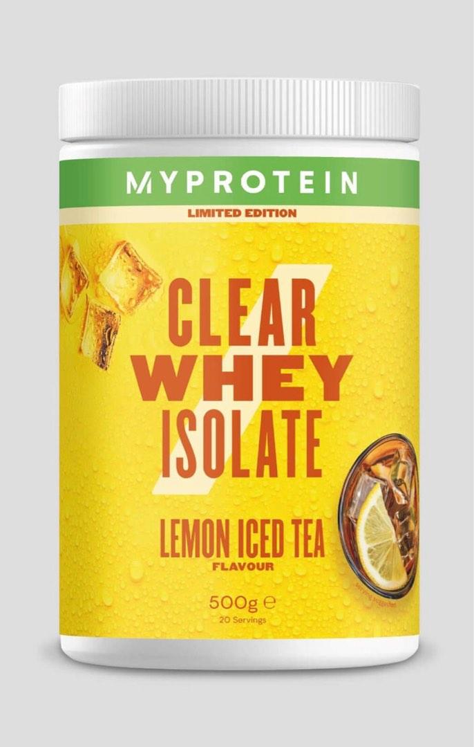 [ Myprotein ]Clear Whey Isolate 透明分離乳清蛋白粉 (多種口味選擇), 健康及營養食用品, 健康補充品, 健康 ...