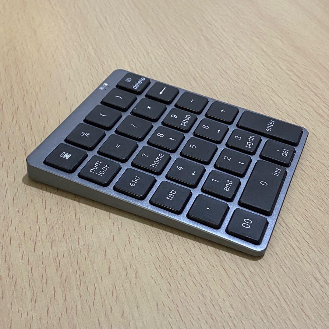 無線藍牙數字鍵盤 Numeric Bluetooth Keyboard, 電腦＆科技, 電腦周邊及配件, 電腦鍵盤及相關產品 - Carousell