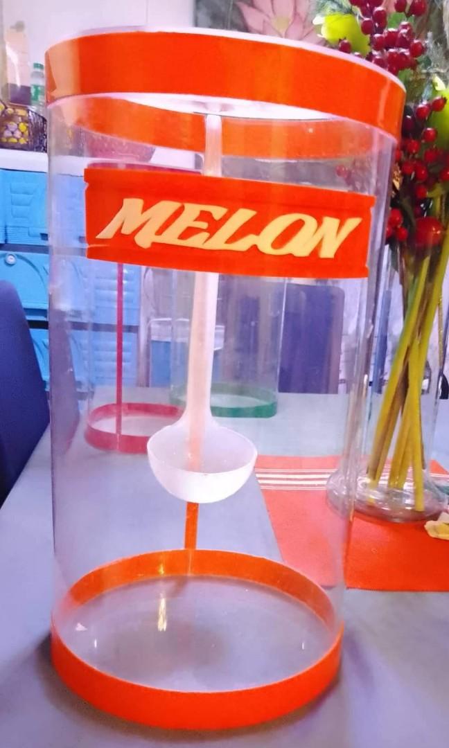 Acrylic Cold Container Gulaman, Melon, Buko pandan, Furniture & Home ...