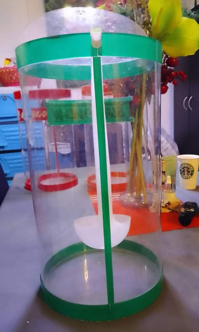 Acrylic Cold Container Gulaman, Melon, Buko pandan, Furniture & Home ...