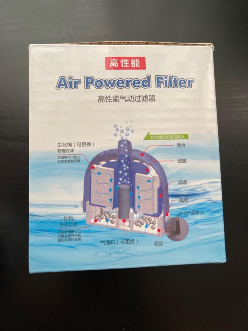 Air Powered Filter for Aquarium, Pet Supplies, Homes & Other Pet ...