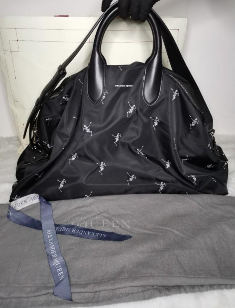 Alexander McQueen Skeleton Printed Shell, Men's Fashion, Bags ...