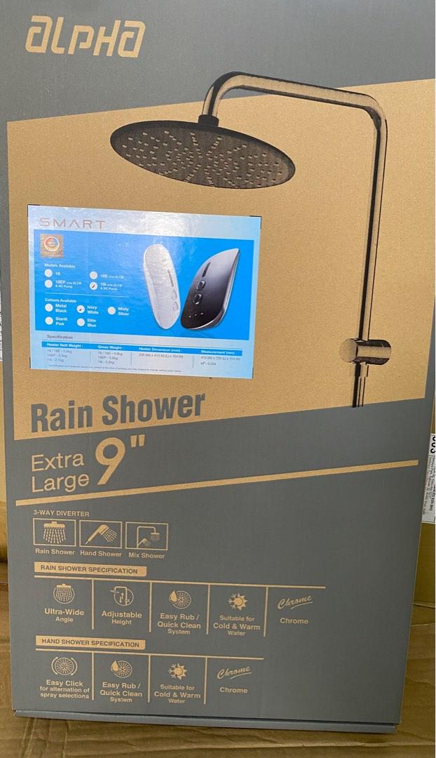 Alpha water heater smart 18i rain shower, TV & Home Appliances, Water ...