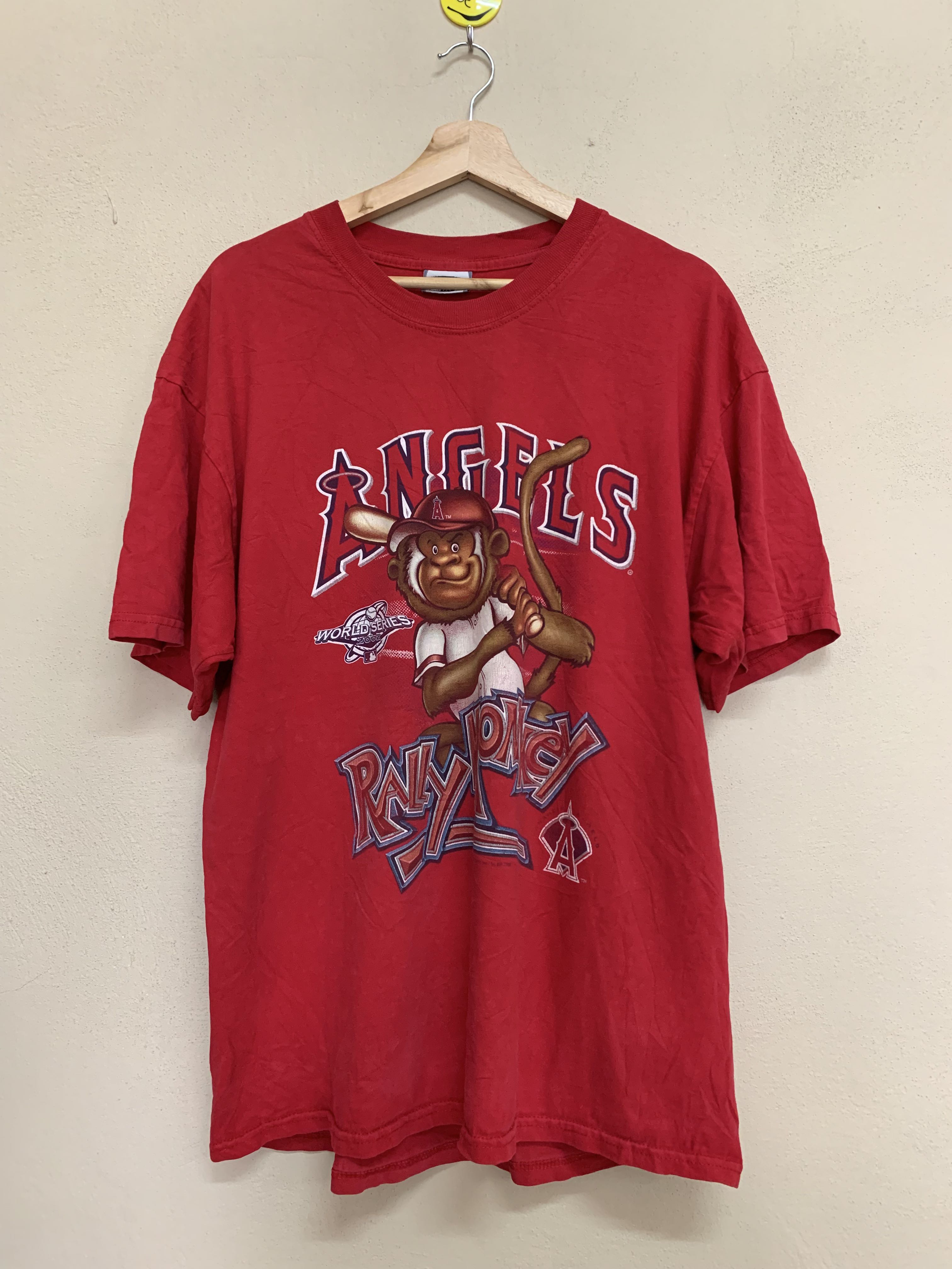Angels (MLB) Rally Monkey, Men's Fashion, Tops & Sets, Tshirts & Polo ...
