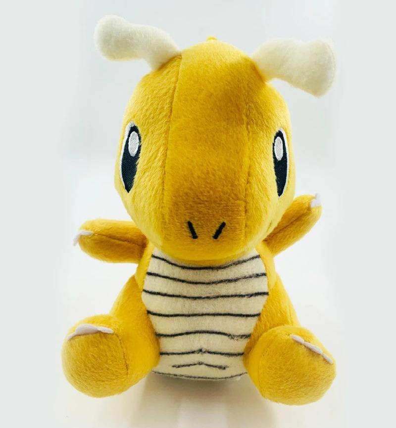 Anime Pokemon Dragonite Plush Toys Soft Stuffed Dragon Cute Cartoon ...