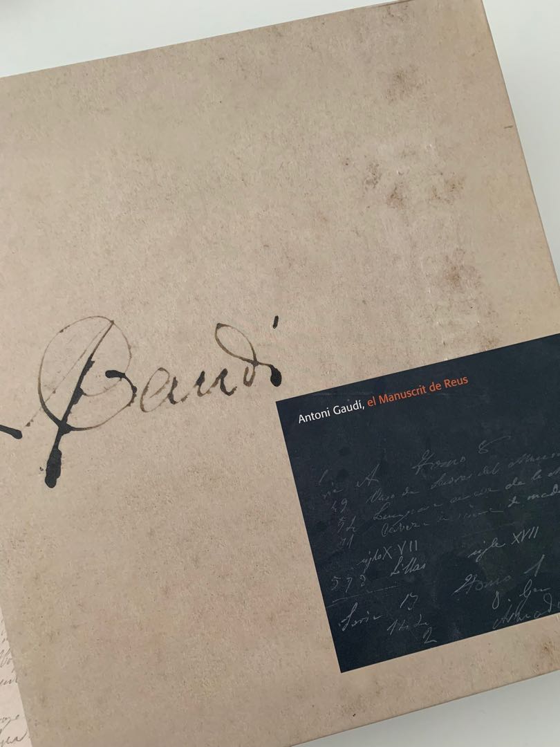 Antoni Gaudi manuscript replica, Hobbies & Toys, Books & Magazines ...