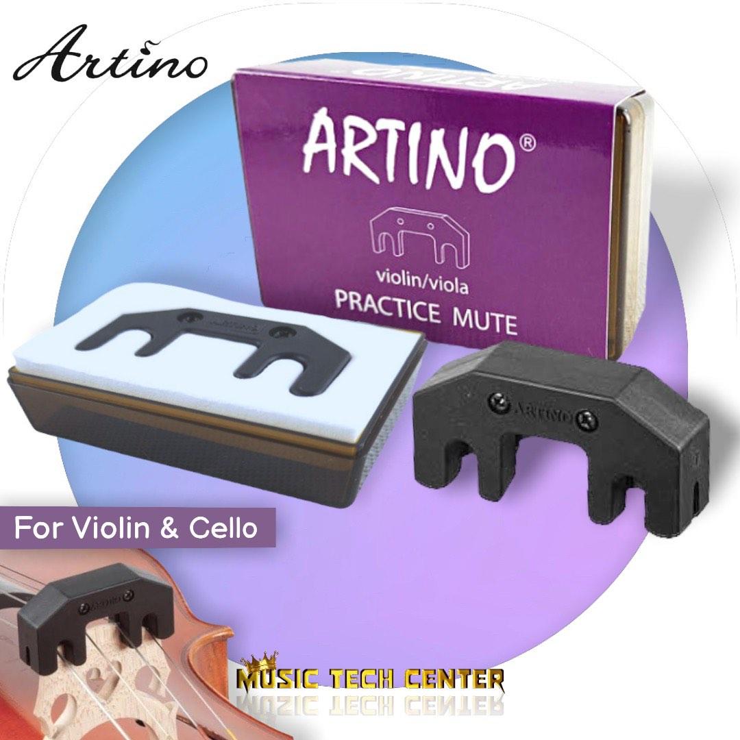 ARTINO High Quality Brand Metal Rubber Violin Cello Practice Mute 4/4 ...