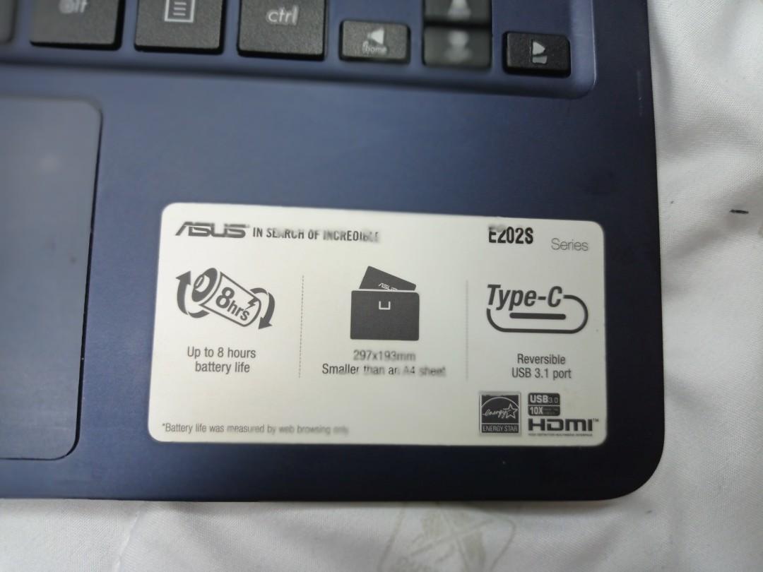 Asus E202S 11" 500gb, Computers & Tech, Laptops & Notebooks on Carousell