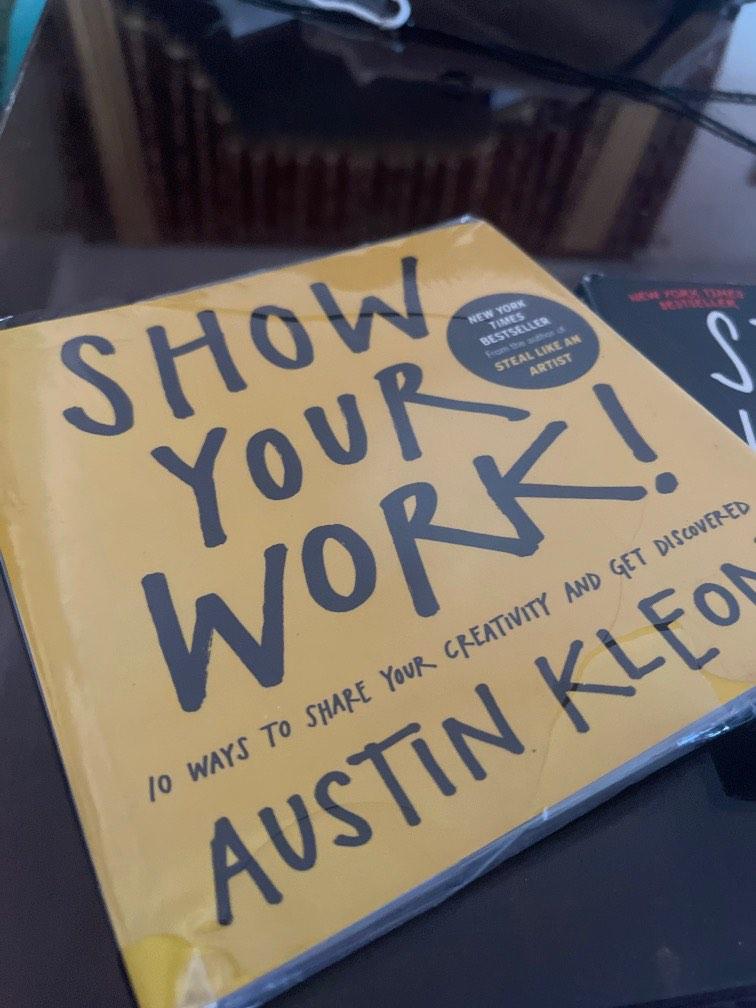 Austin Kleon Show Your Work! and Steal Like An Artist Bundle, Hobbies ...