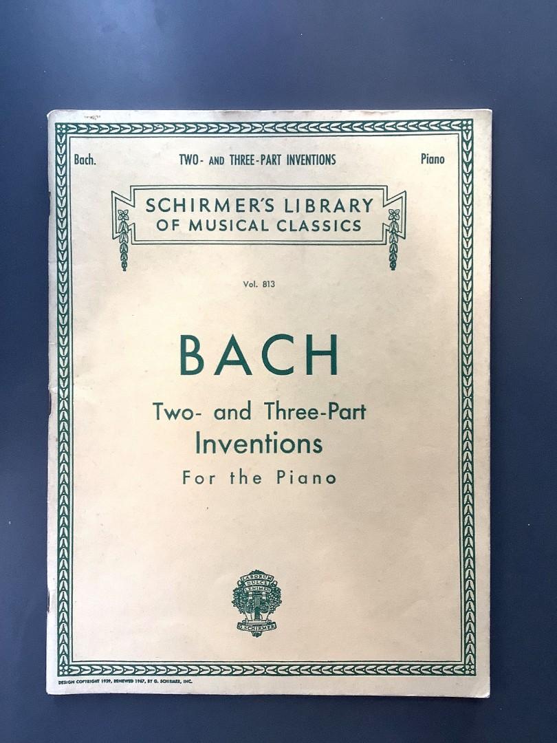 Bach Two and Three Part Inventions琴書, 興趣及遊戲, 音樂、樂器 & 配件, 音樂與媒體 - 樂譜 ...