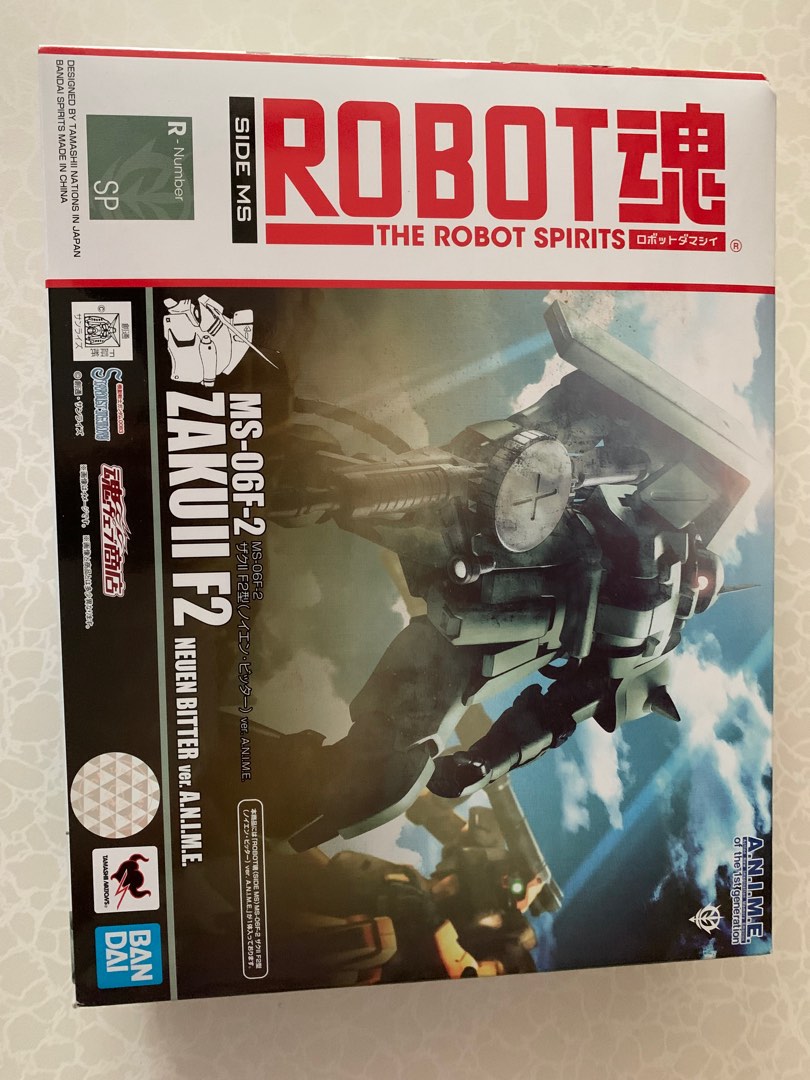 Bandai Brand New Robot Spirits/Damashii MS-06F2 Zaku II F2 Neuen Bitter ...