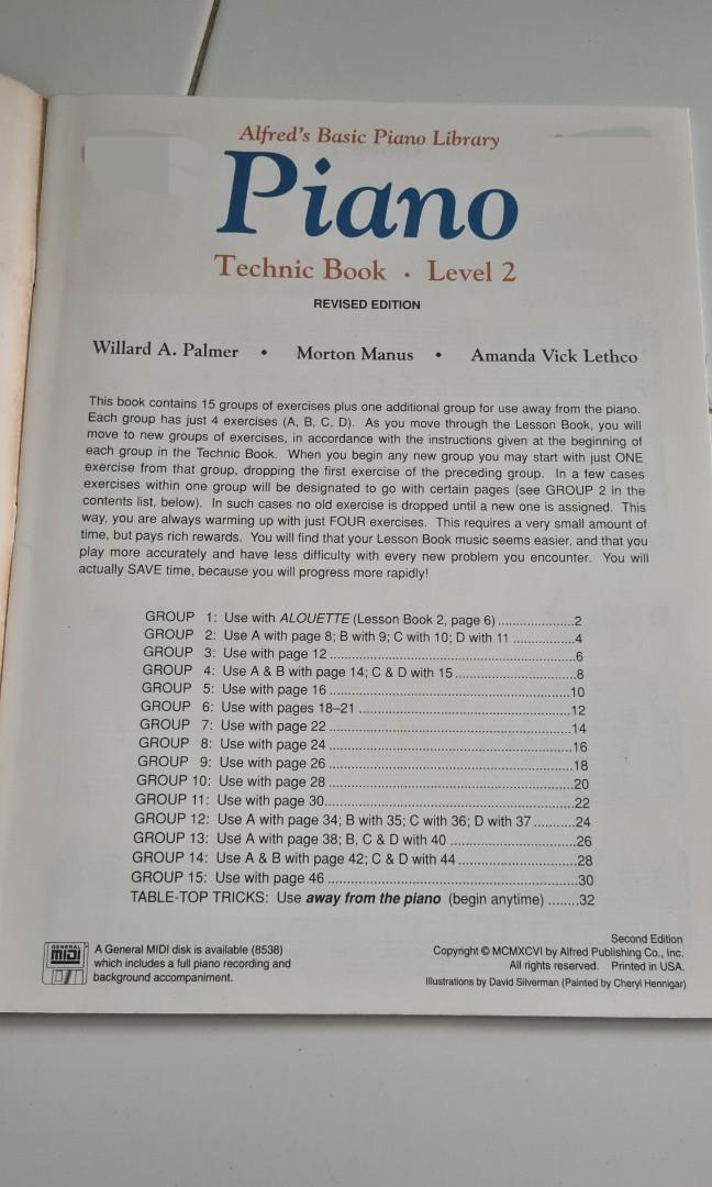 Beginner piano scores - Alfred's Basic Piano Library Level 2 Set ...