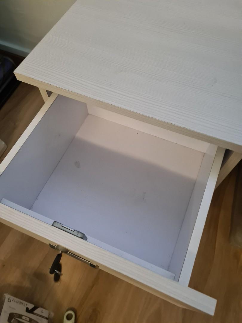 Bed-side Table with Lock, Furniture & Home Living, Furniture, Shelves ...