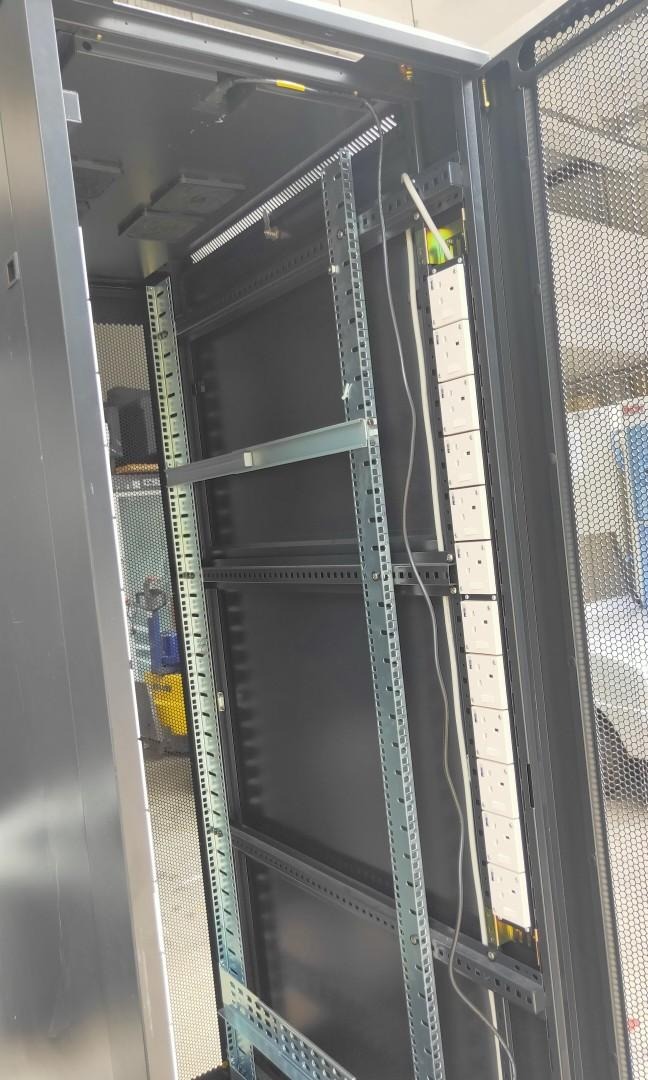 Black 42U Server Rack with Power Point For Sale @ $300 each (AAR 1396 ...
