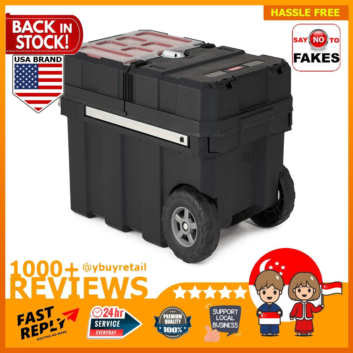 [BML] USA Keter Masterloader Resin Rolling Tool Box with Locking System ...