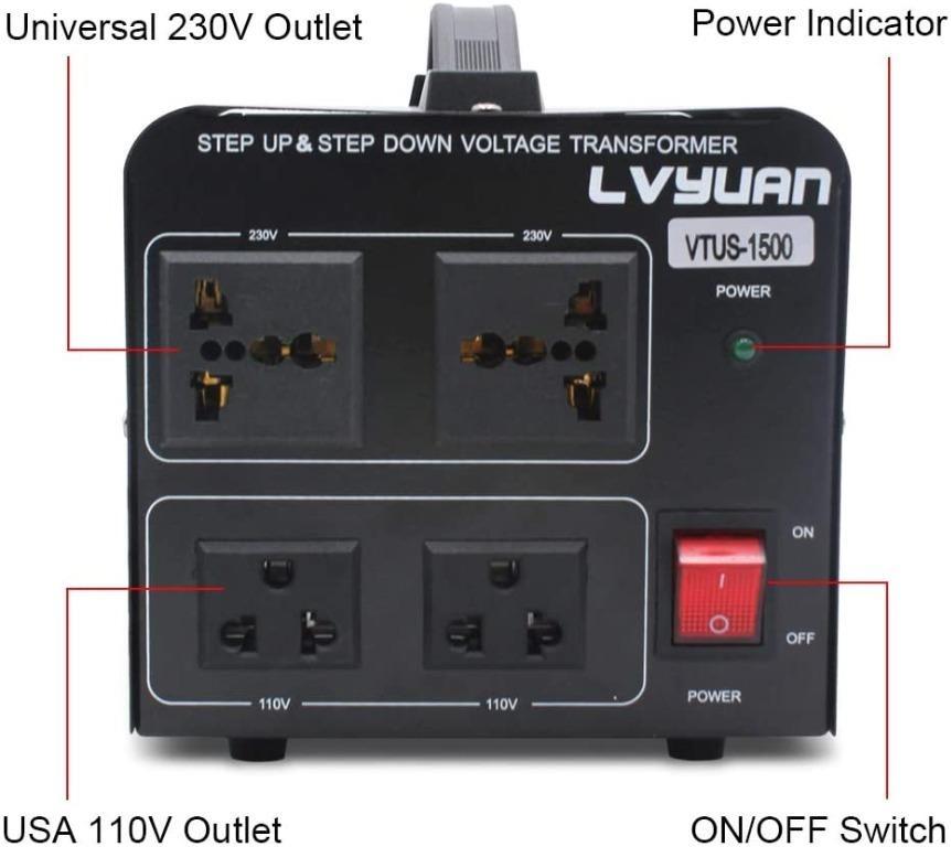 [BML] Voltage Transformer Converter 2000 Watt Step Up/Down Convert from ...