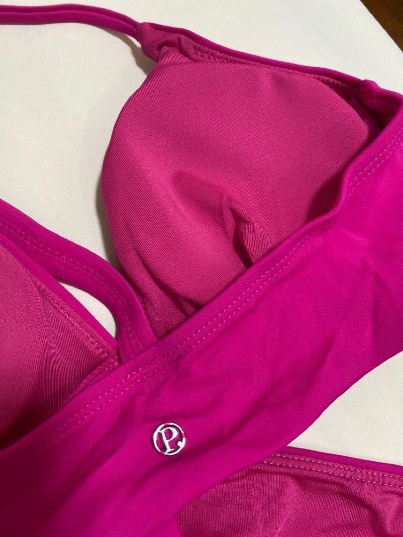 BN Pomelo Hot Pink Triangle Surf Bikini Set, Women's Fashion, Swimwear ...
