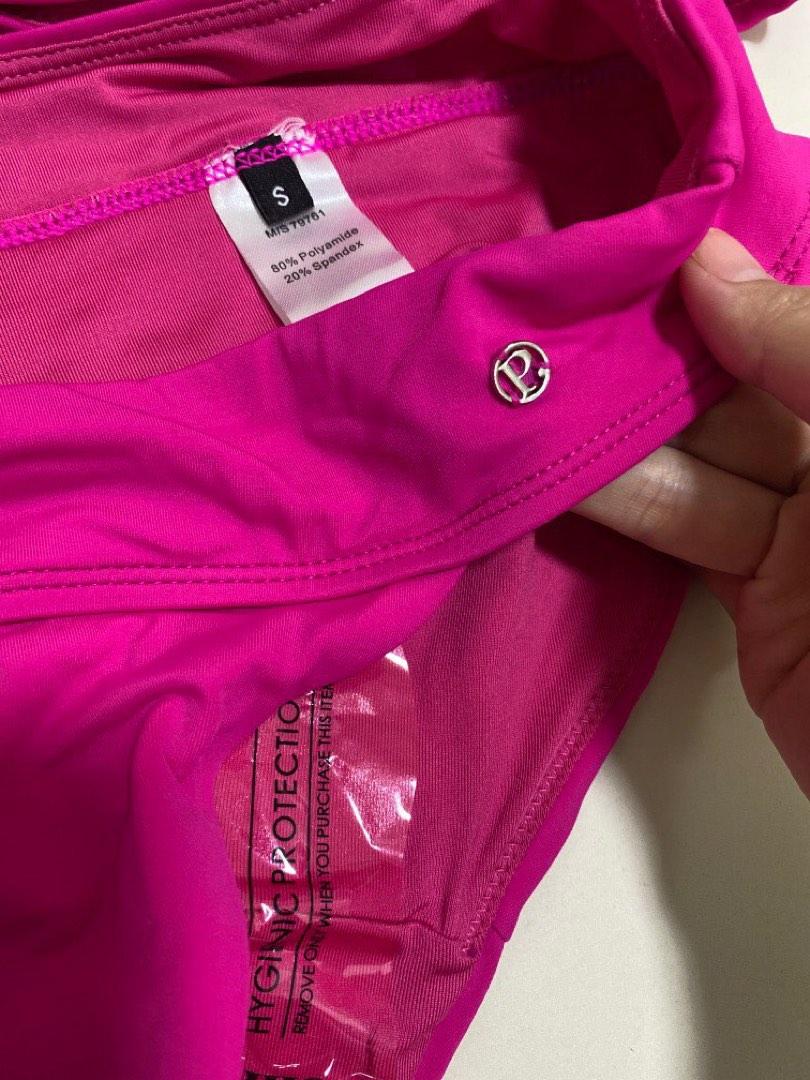 BN Pomelo Hot Pink Triangle Surf Bikini Set, Women's Fashion, Swimwear ...